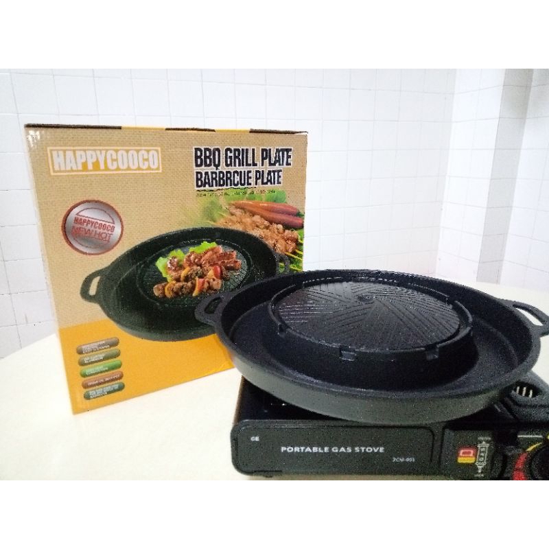 [THAI STYLE] 34CM BBQ GRILL PLATE/BARBECUE PLATE (NON-STICK) | Shopee ...