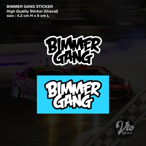 BIMMER GANG Sticker / Decal (High Quality Sticker) | Shopee Singapore