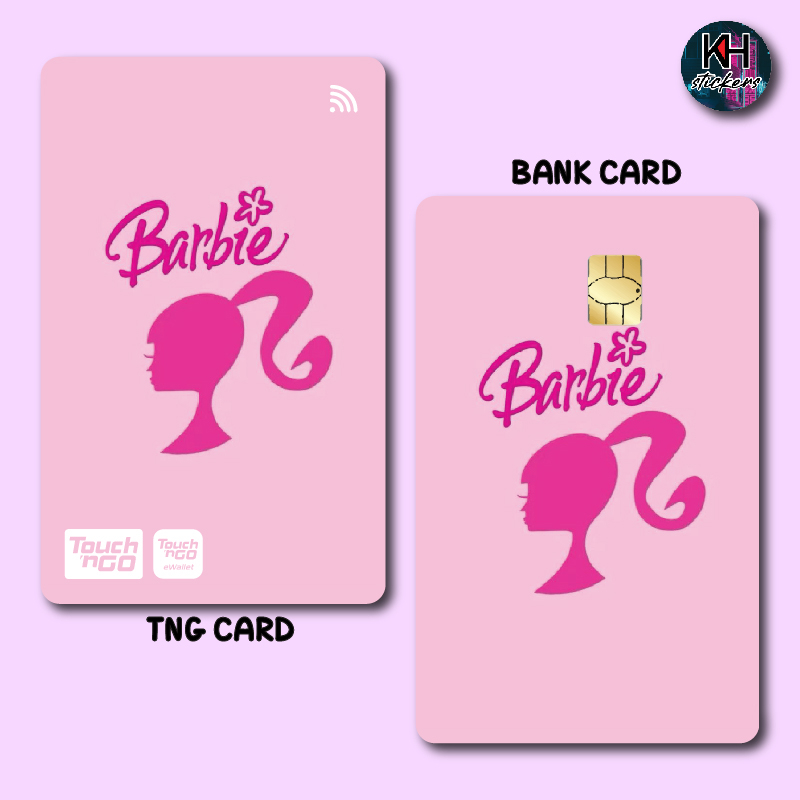 BARBIE - TOUCH N GO CARD / ATM CARD STICKER COVER , TNG CARD , ATM CARD ...