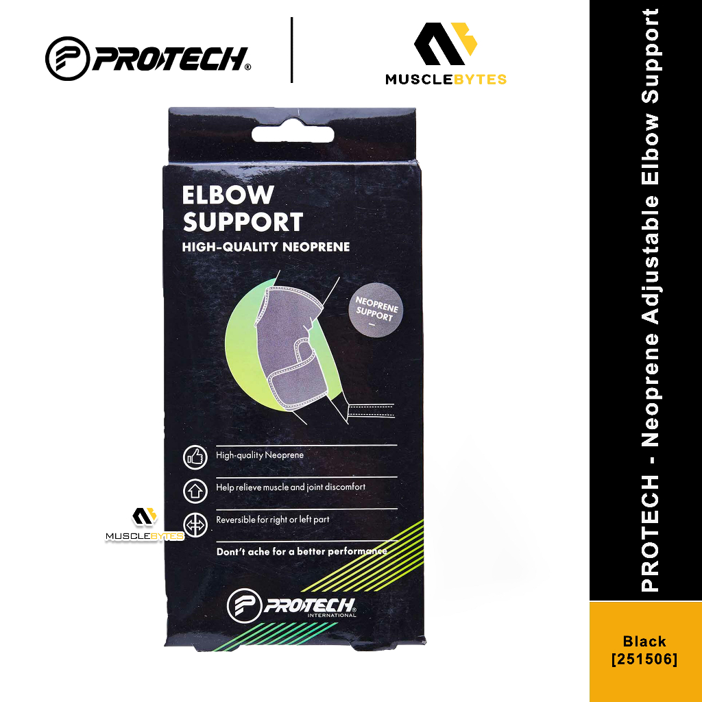 PROTECH - Neoprene Adjustable Elbow Support [Badminton | Fitness | Gym ...