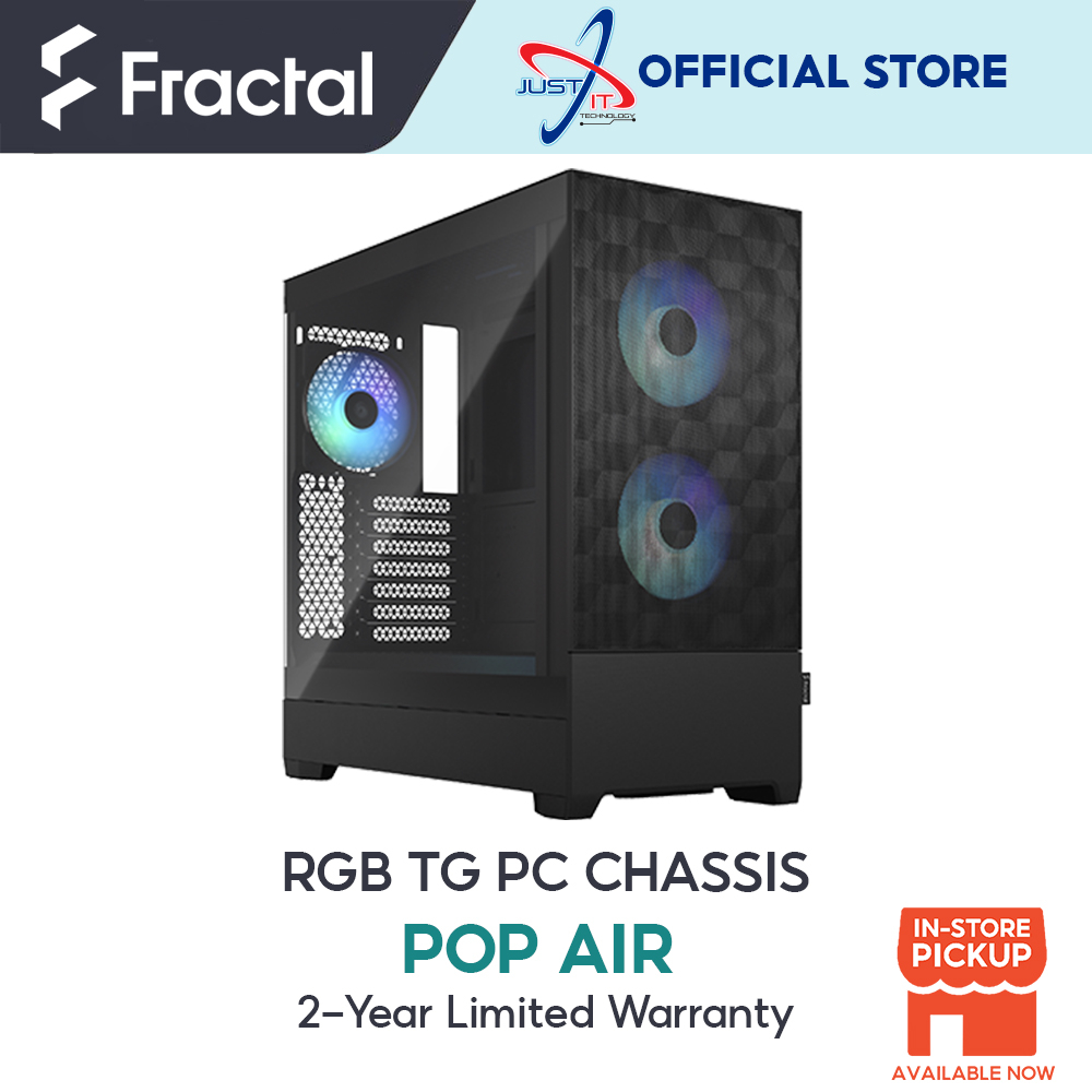 FRACTAL DESIGN POP AIR RGB TG PC CASE | Shopee Singapore