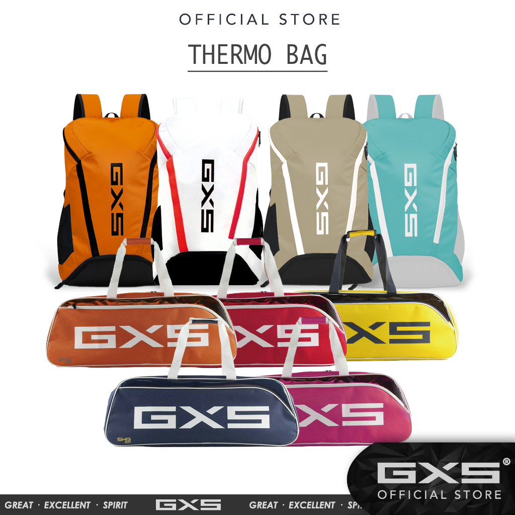 GXS RACKET BAG DOUBLE / BACKPACK | Shopee Singapore