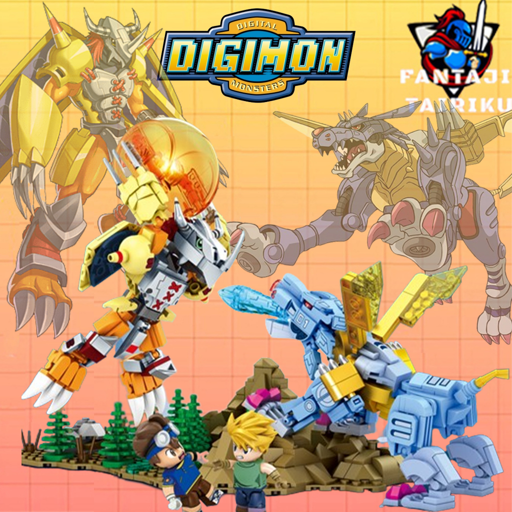 SEMBO Blocks - [Digimon Adventure] [Puzzle Block Fighting Action Figure ...