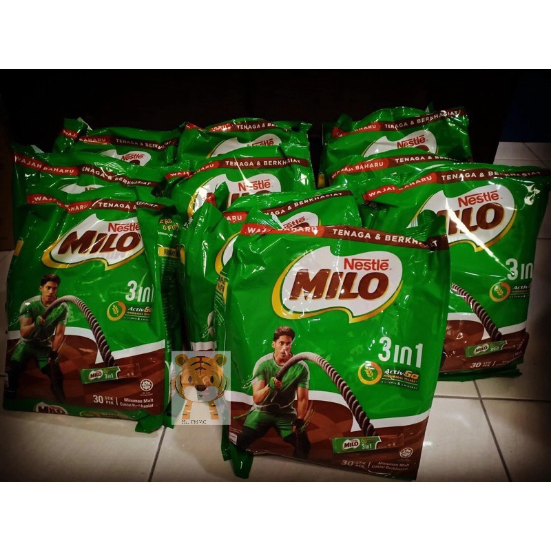 Nestlé MILO 3 in 1 ( 26 Sticks ) Per Pack 「 NEW PACKING 」 | Shopee ...