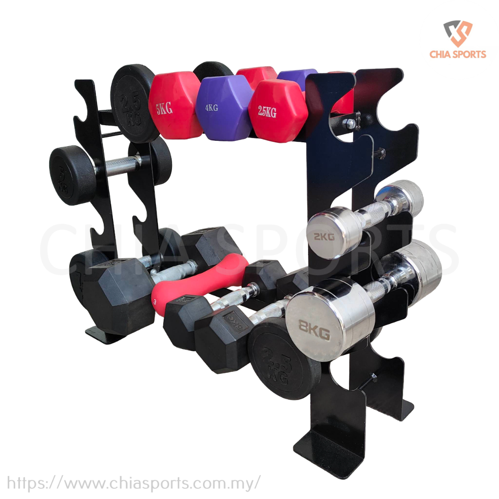 COMPACT DUMBBELL RACK Similar CAP MARCY Mini Dumbbell Rack 2 Tier ...