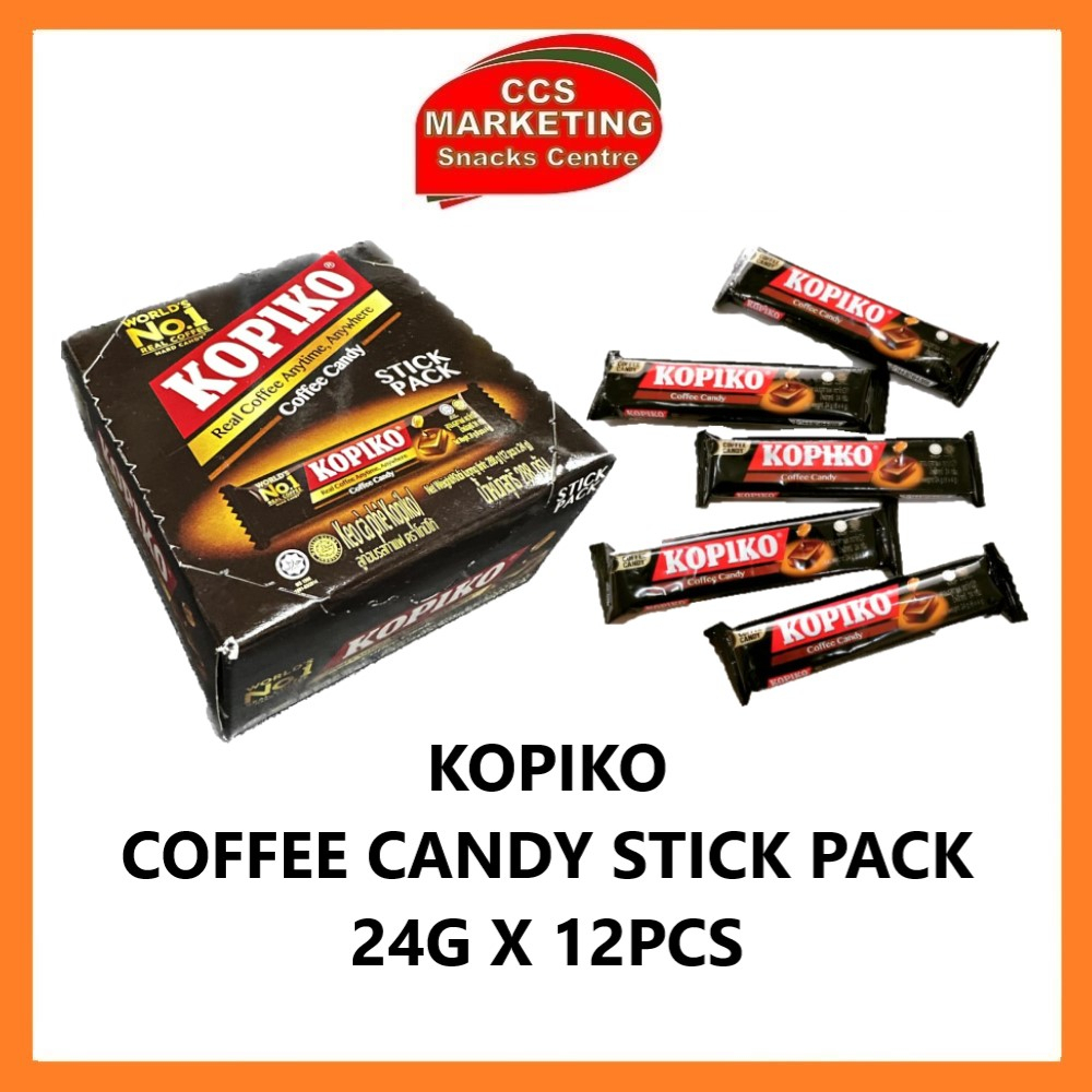 CCS Kopiko Coffee Candy Stick Pack ( 24g x 12pcs ) | Shopee Singapore