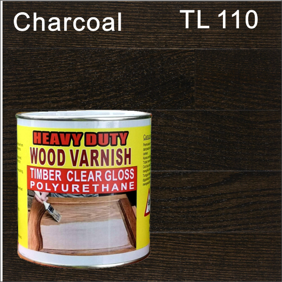 TL110 CHARCOAL HEAVY DUTY 1L ( GLOSS TIMBER VARNISH POLYURETHANE ) Wood ...