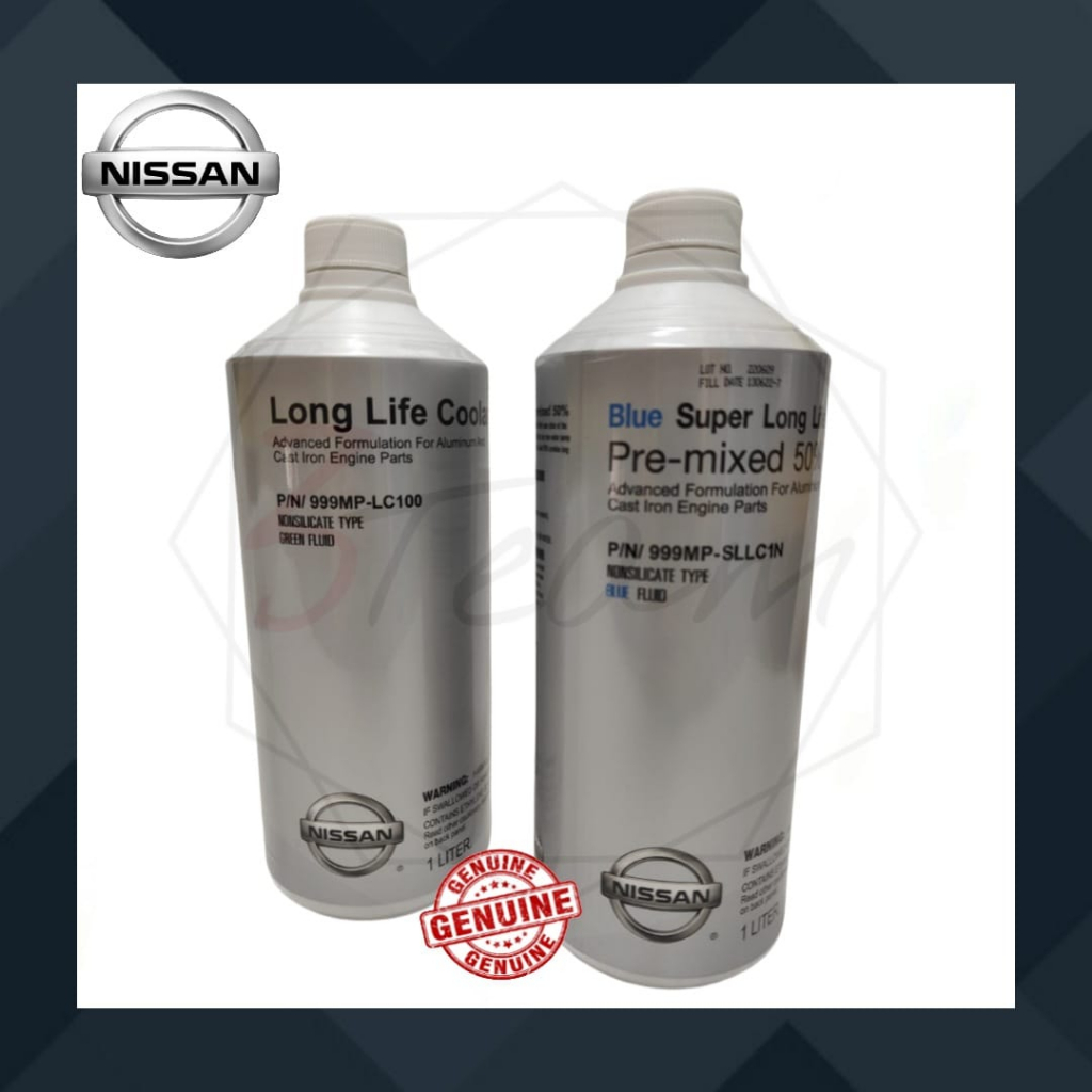 NISSAN BLUE SUPER LONG LIFE COOLANT PRE-MIXED 50% 1LITRE // NISSAN ...