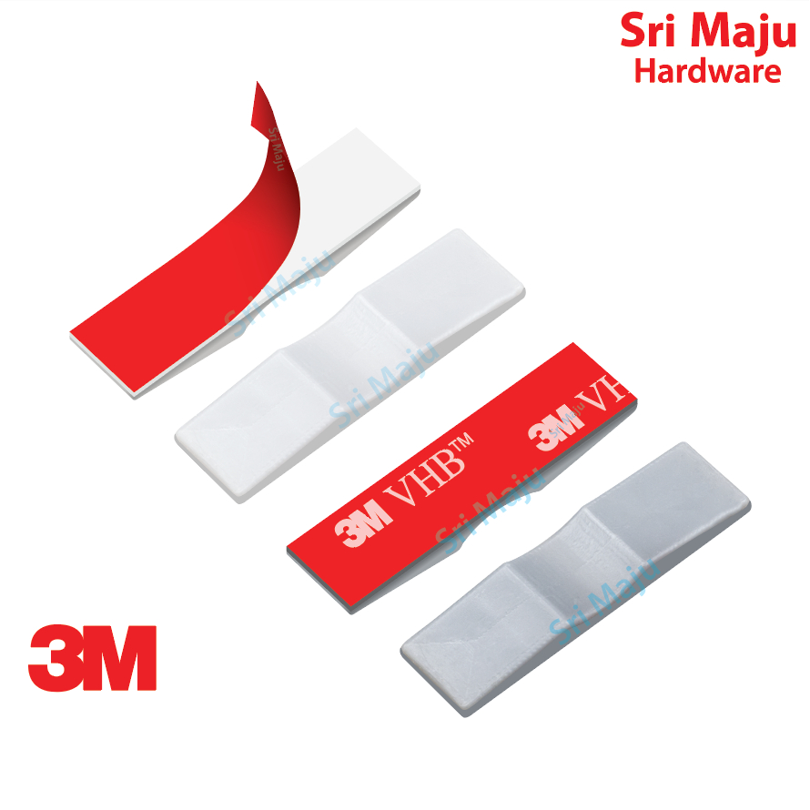 MAJU ECO-PClip Anti Jump Sliding Door Stopper With 3M Adhesive Double ...