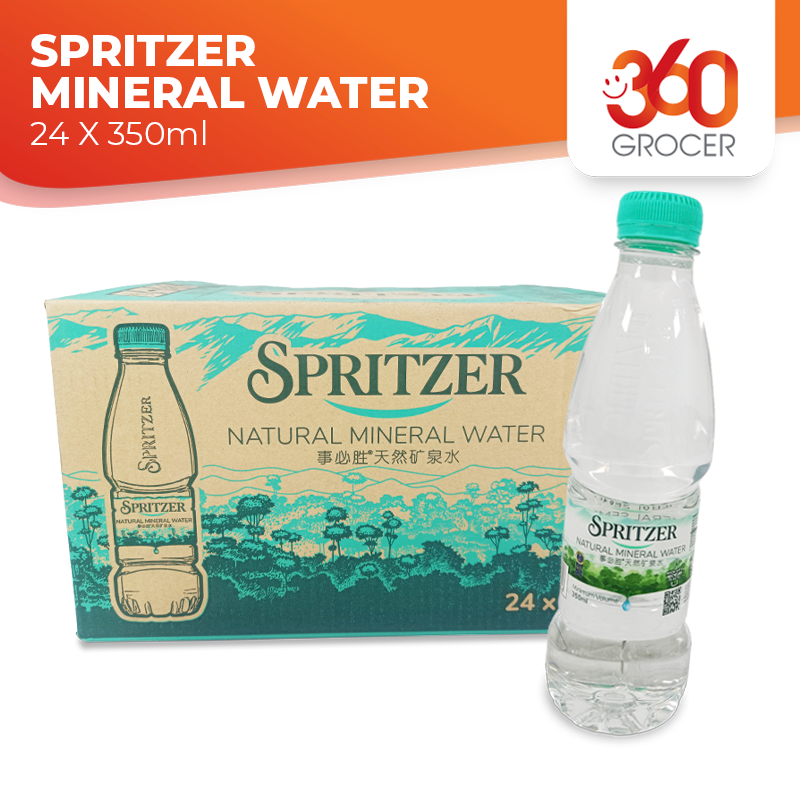 SPRITZER NATURAL MINERAL WATER - 24 x 350ML | Shopee Singapore