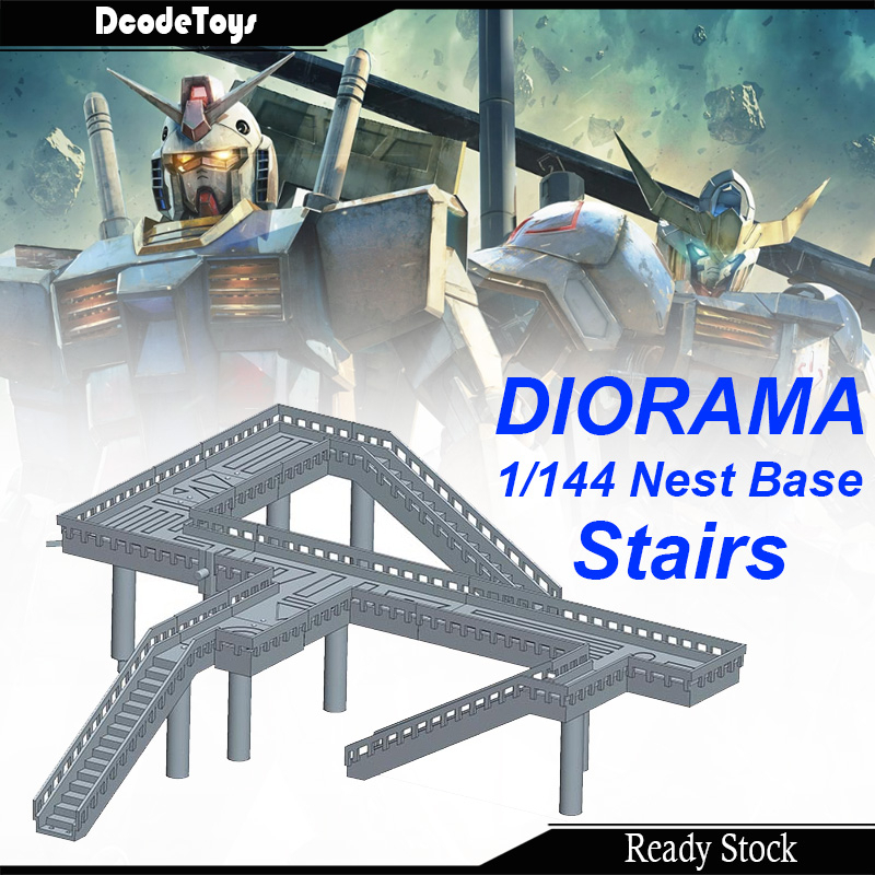 DIORAMA 1/144 Nest Base Stairs Staircase Stairway Gundam Action Base ...