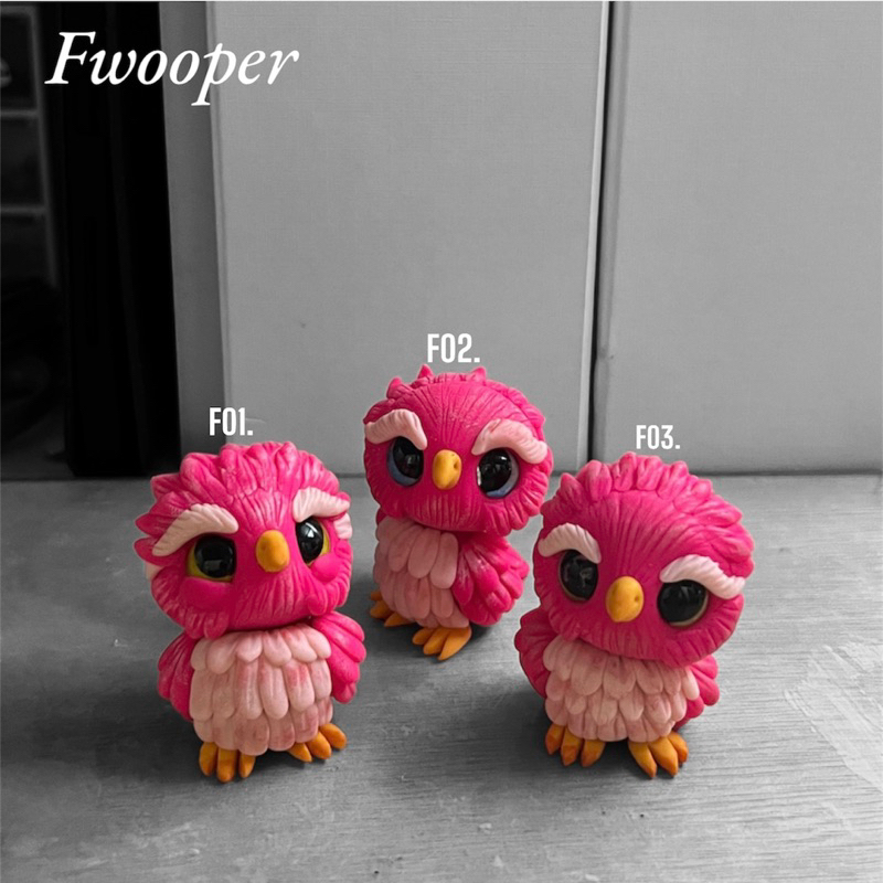 Fwooper| Magical Beast Handmade Art Figurine | Shopee Singapore