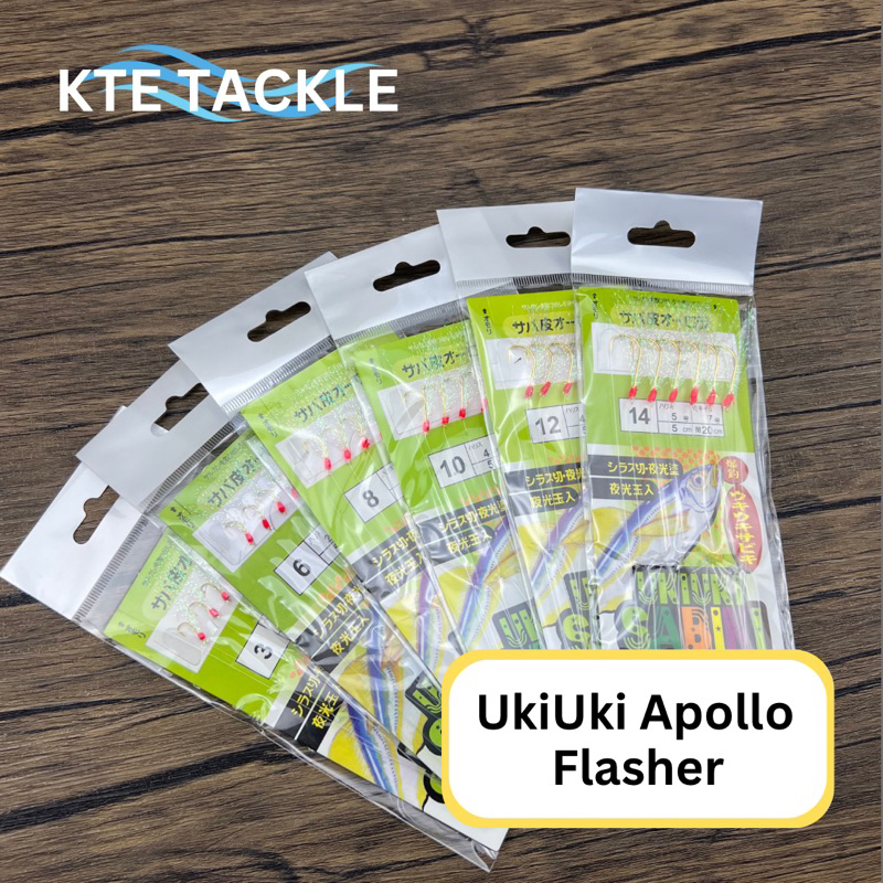 MATA 【Flasher】 UkiUki Sabiki Apollo Hook Fishing Hook Live Bait ...