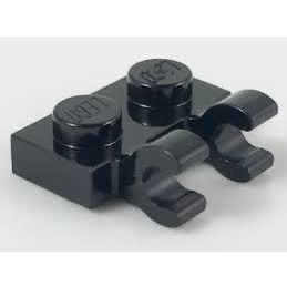 LEGO Parts - 60470b Plate, Modified 1x2 with 2 Open O Clips (Horizontal ...