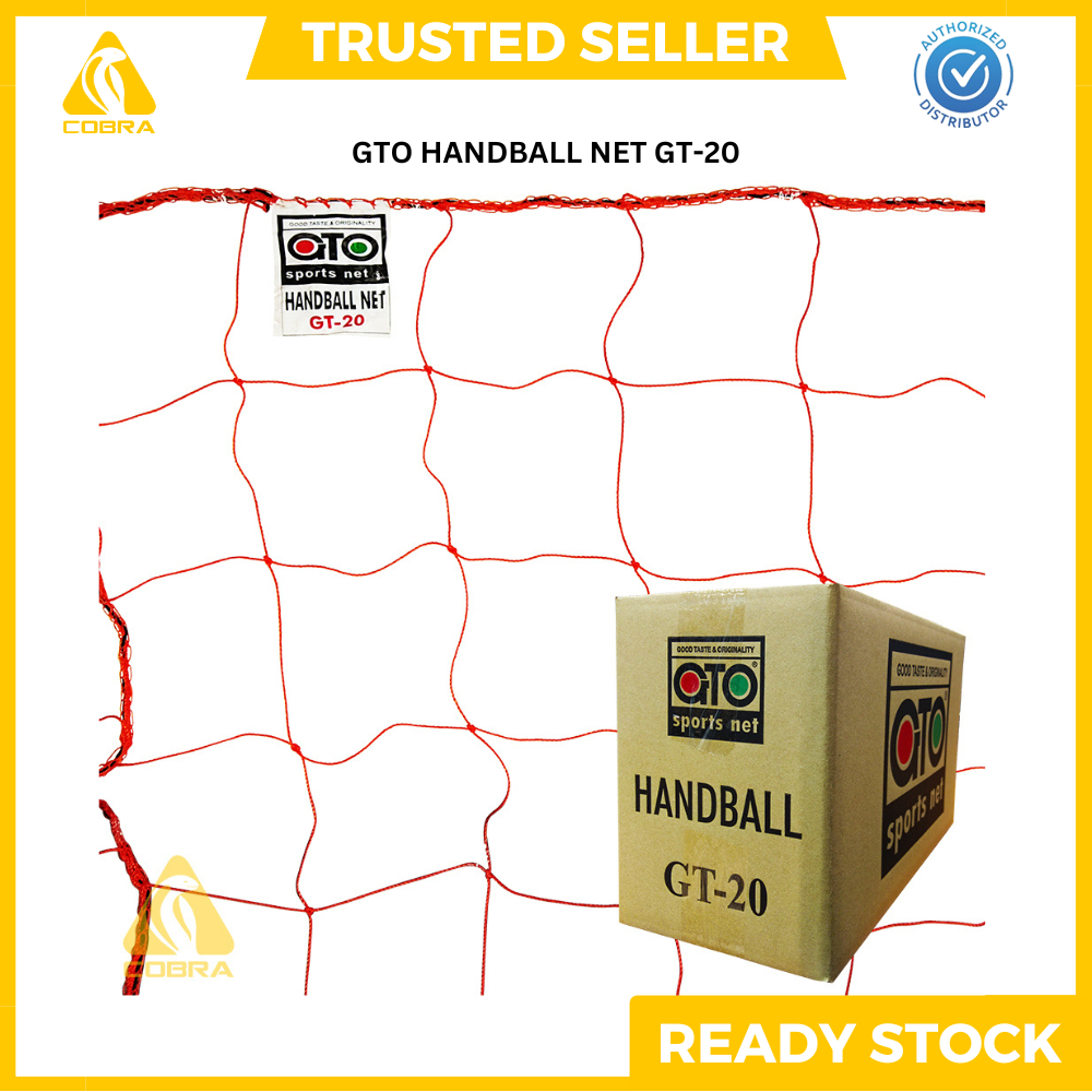 GTO Handball Net GT-20/GT-25/GT-30/GT-40/GT-50 GTO NET Bola Baling ...