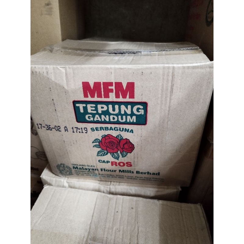 Wheat Flour Cap Ros / Tepung Gandum Cap Ros (Carton) | Shopee Singapore