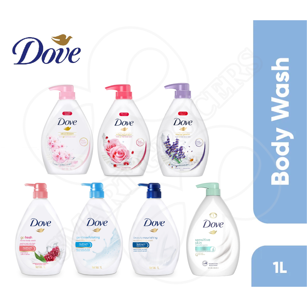 DOVE Shower Gel / Body Wash (1Litre) | Shopee Singapore
