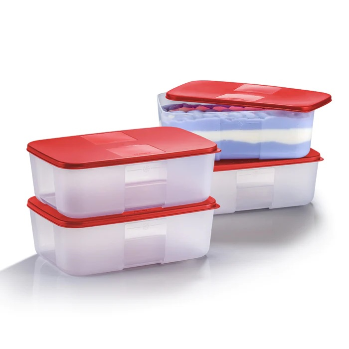 Tupperware Freezermate 1.5L Medium Size frozen food container freezer ...