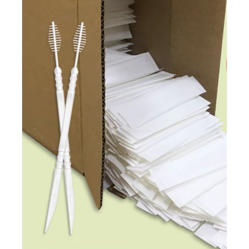Individual Packing Dental Floss Pick Cleaning Dental Brushpicks Double ...
