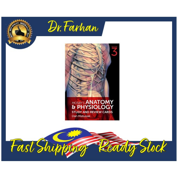 Mosby's Anatomy & Physiology Study and Review Flash Cards 3E | Shopee ...