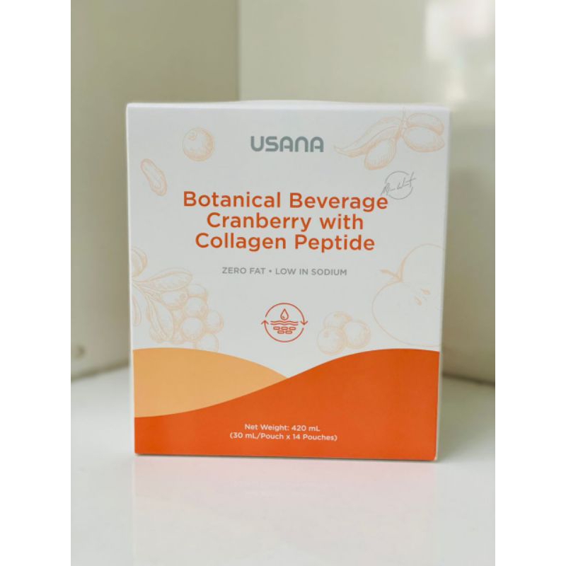 NEW EXPIRY 5/2024 USANA BOTANICAL BEVERAGE CRANBERRY WITH COLLAGEN ...