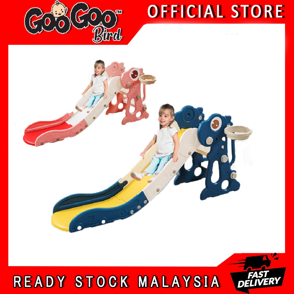 GOOGOO BIRD BOOLOOBIEW Foldable Slide Playground Indoor DIY Kids Slide ...