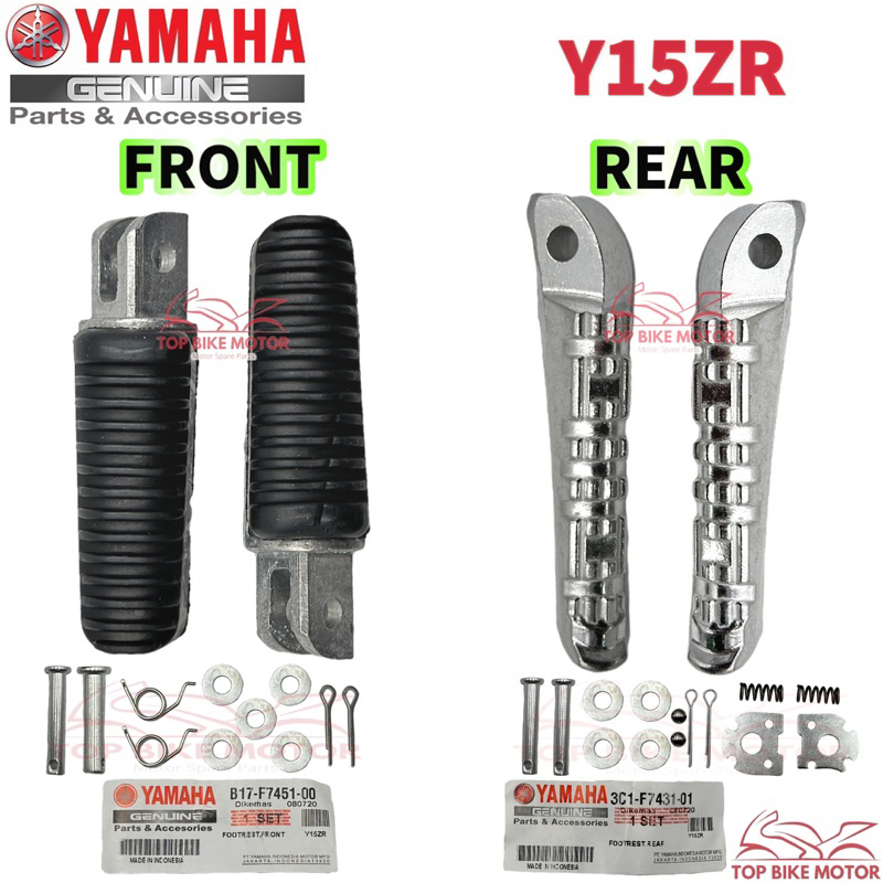 YAMAHA Y15 FZ150 FZ 150 Y16 FOOTREST FRONT&REAR FOOTREST ASSY SET FOOT ...