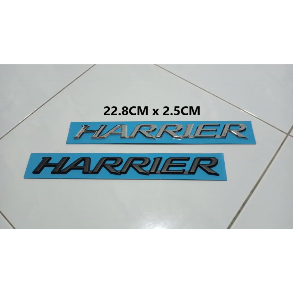 EMBLEM LOGO FOR TOYOTA HARRIER | Shopee Singapore