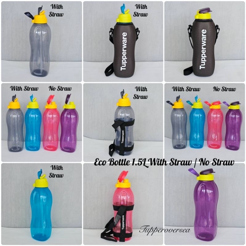 Tupperware Eco Bottle 1.5L - With Straw / Without Straw | Shopee Singapore