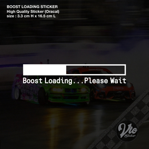 BOOST LOADING Sticker / Decal (High Quality Sticker) | Shopee Singapore