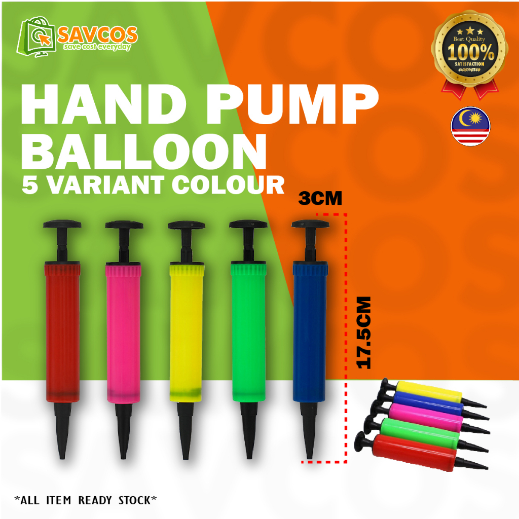 Small Hand Pump Mini Hand Held Air Pump Balloon Portable Pam Tangan ...