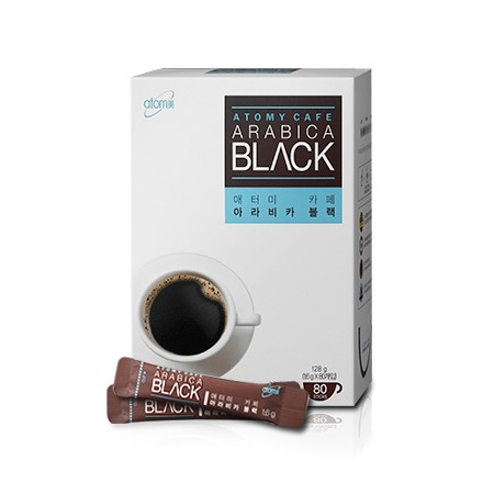 Atomy Cafe Arabica Black Coffee Kopi Instant Drink (1 sachet) | Shopee ...