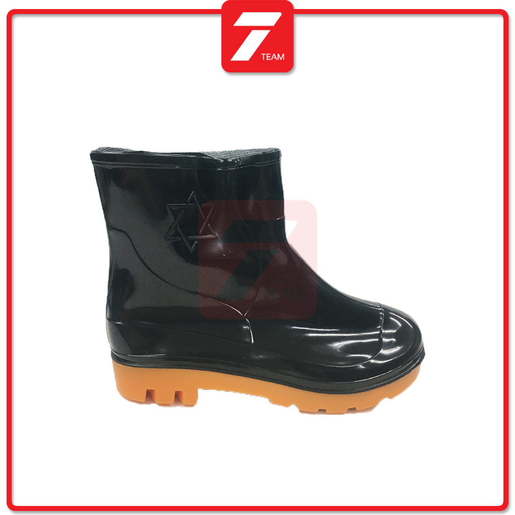 Kasut PVC Rubber Rain Boot Waterproof Anti-Slip / Kasut Hujan/Kasut ...