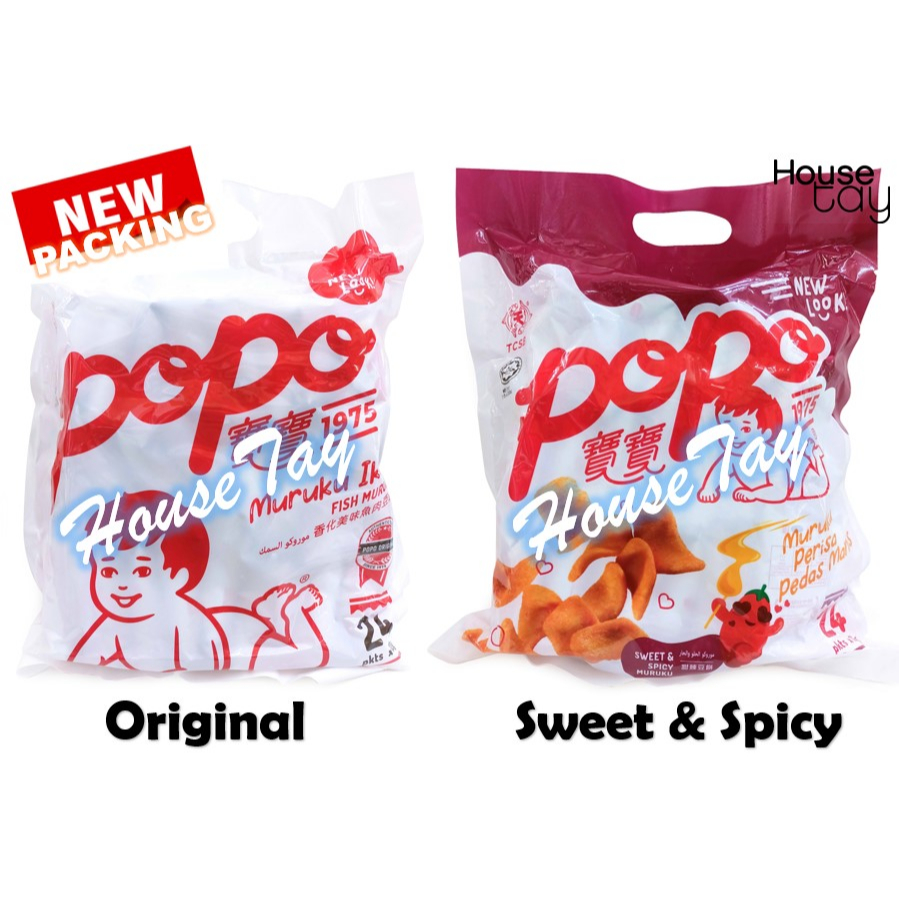 Popo Muruku Ikan / Sweet &Spicy (12g x 24 Packs) | Shopee Singapore