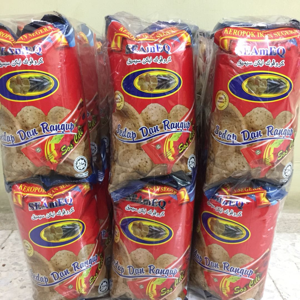 10 PEK !! 10 PEK !! SEAMEQ Keropok ikan Doorgift Goodies (PERCUMA SOS ...