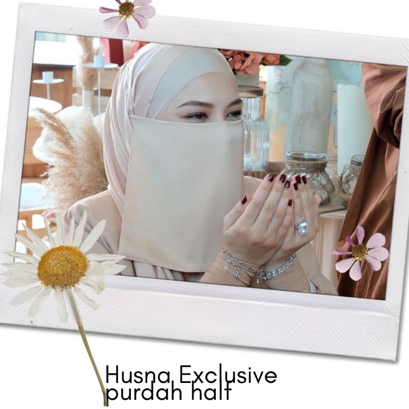 SHORT PURDAH HALF PURDAH NEELOFA PURDAH NIQAB, HIGH QUALITY. HALF ...