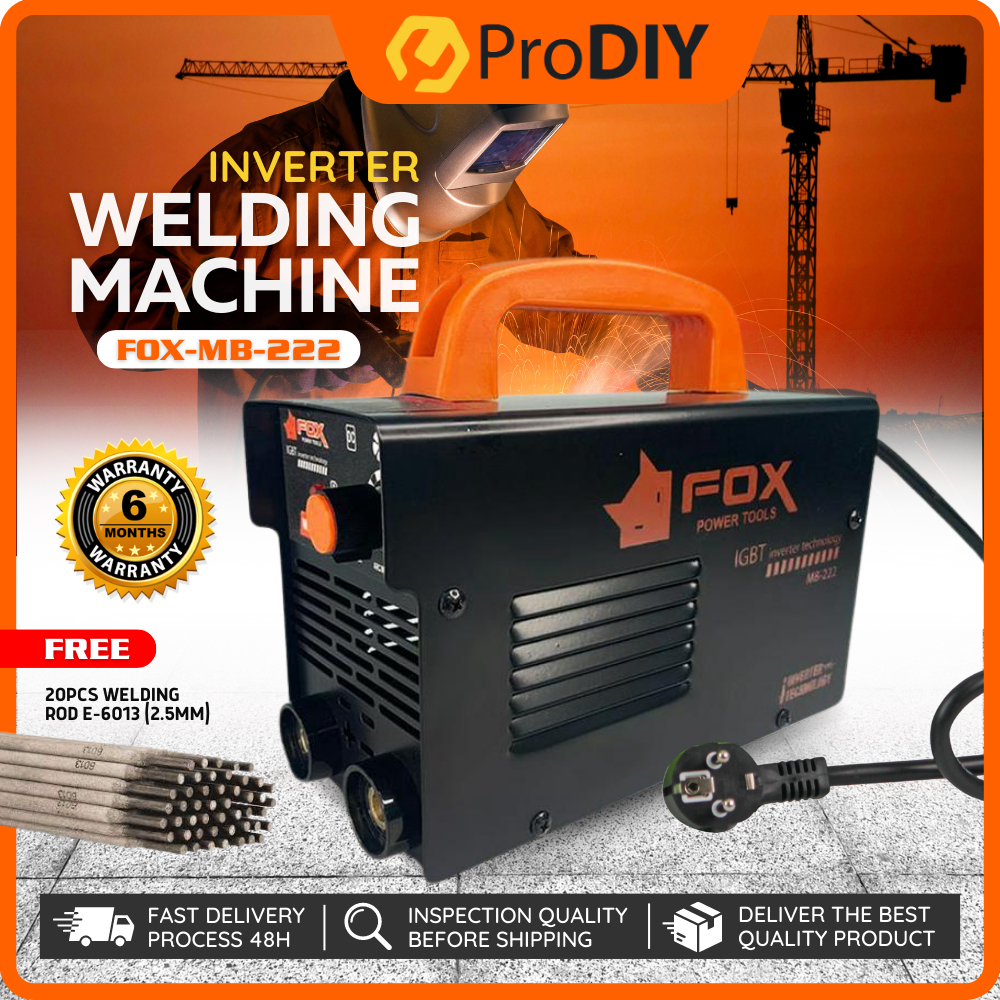 FOX-MB-222 Portable Inverter Welding Machine Mesin Welding Set Mini ...