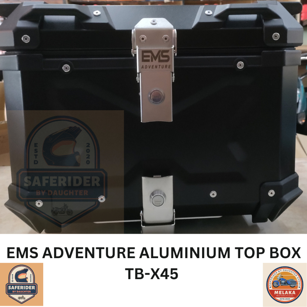 Offer> Motor Box Motorcycles Box EMS ADVENTURE TOP BOX ALUMINIUM TB-X45 ...
