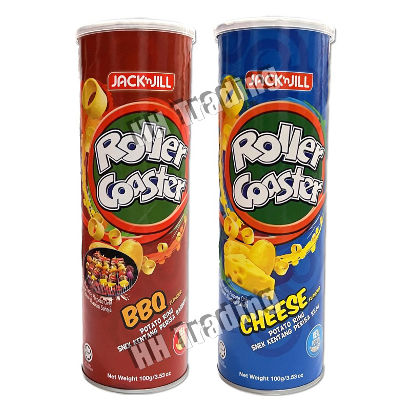 100g JACK N JILL ROLLER COASTER POTATO RING (BBQ / CHEESE FLAVOUR ...