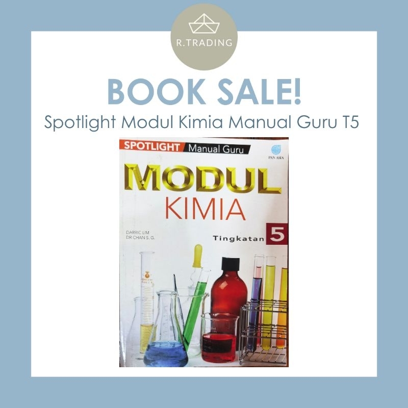 Spotlight Modul Kimia Manual SPM Tingkatan 5 (Manual Guru) | Shopee Singapore