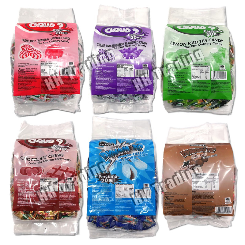 150pcs / 320pcs CLOUD 9 DYNAMITE CHOCO CHEWY CANDY | Shopee Singapore