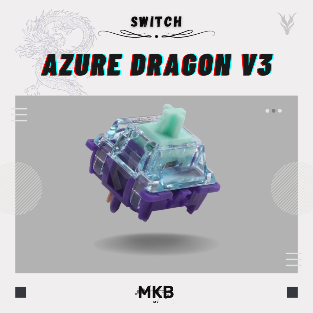 [READY STOCK] Gateron Azure Dragon V3 by Gopolar Tactile Switches ...