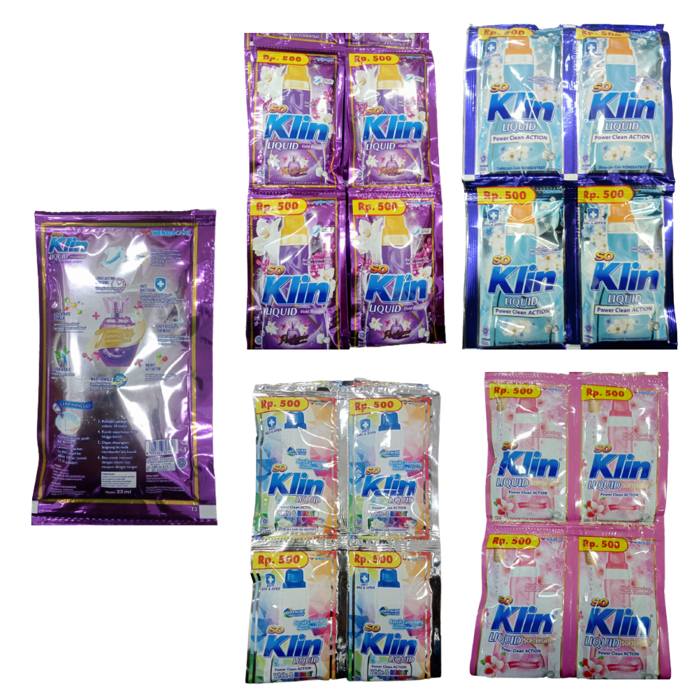 (RM0.40*12PCS) SO KLIN LIQUID DETERGENT CAIR PELEMBUT PAKAIAN PERFUME ...
