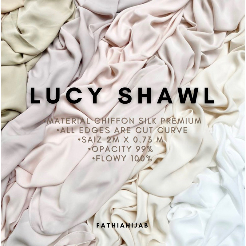 LUCY CHIFFON SILK CURVE 2METER ( PREMIUM COLLECTION ) | Shopee Singapore