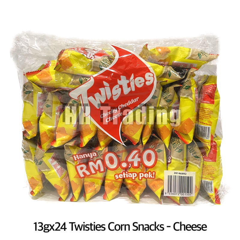 13g x 24’s TWISTIES CORN SNACKS (BBQ CURRY / CHICKEN / CHEESE / TOMATO ...