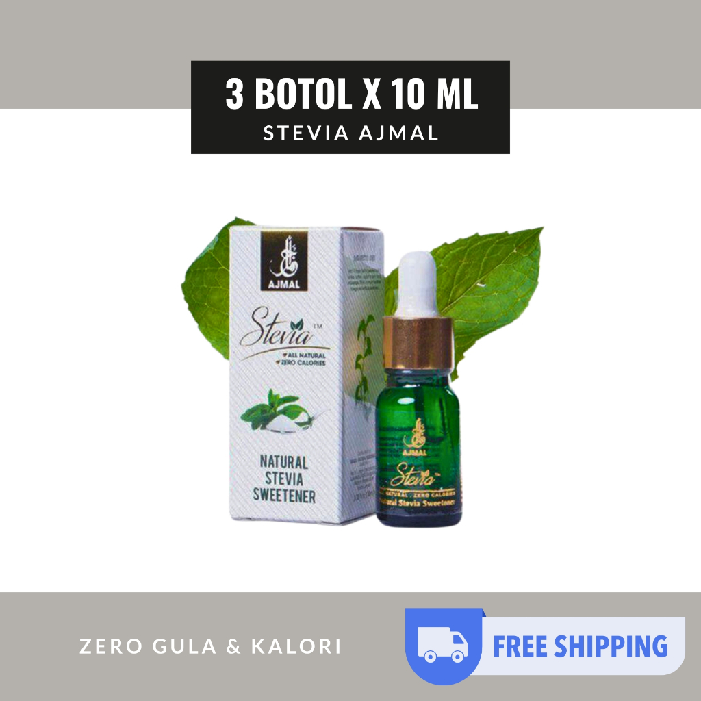AL AJMAL STEVIA SWEETENER (3 BOTOL) | Shopee Singapore