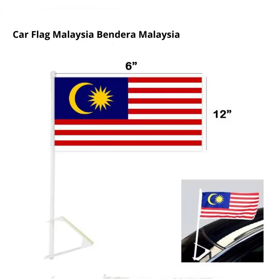 100% Car Flag / Bendera Kereta / Flag / Bendera / Bendera Merdeka 国旗 车旗 ...