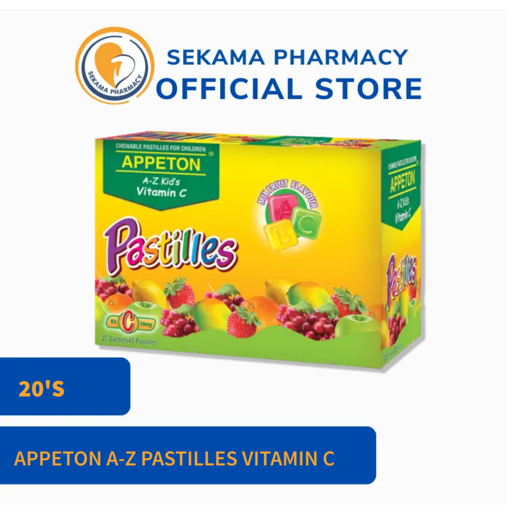APPETON A-Z PASTILLES VITAMIN C 20 x 5'S/BOX | Shopee Singapore