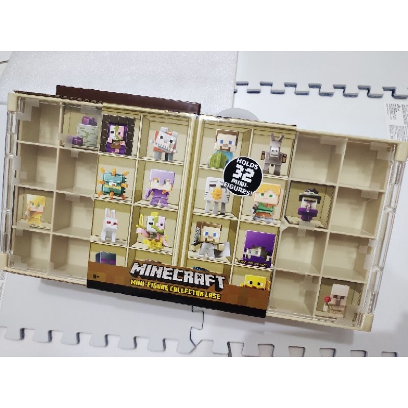 Mattel Minecraft Collector Storage Case Box New For Blind Box Mini ...
