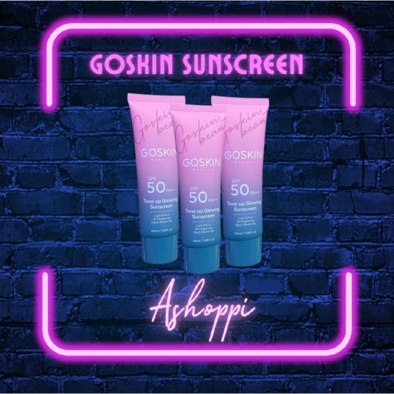 GOSKIN BEAUTY SUNSCREEN SPF50 GO SKIN SUNSCREEN | Shopee Singapore